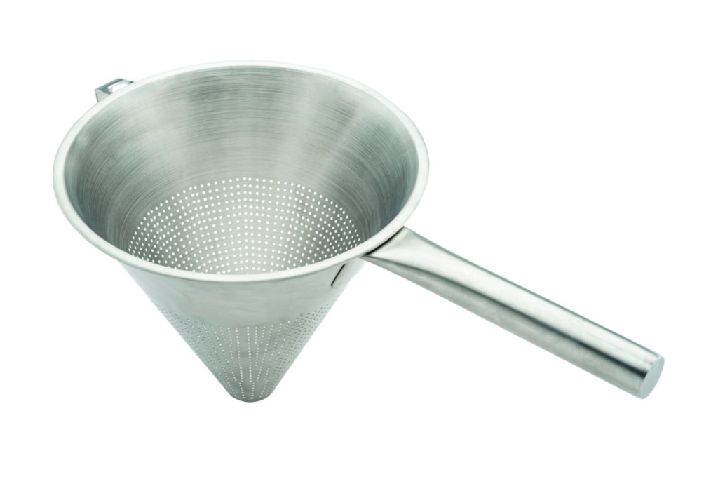 Conical Strainer with Pipe Handle Stainless Steel – King Metal Works